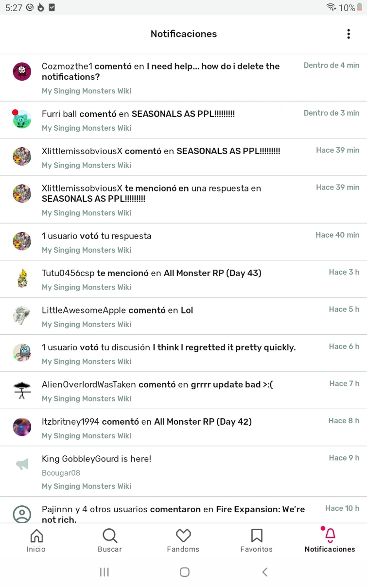 I need help... how do i delete the notifications? | Fandom