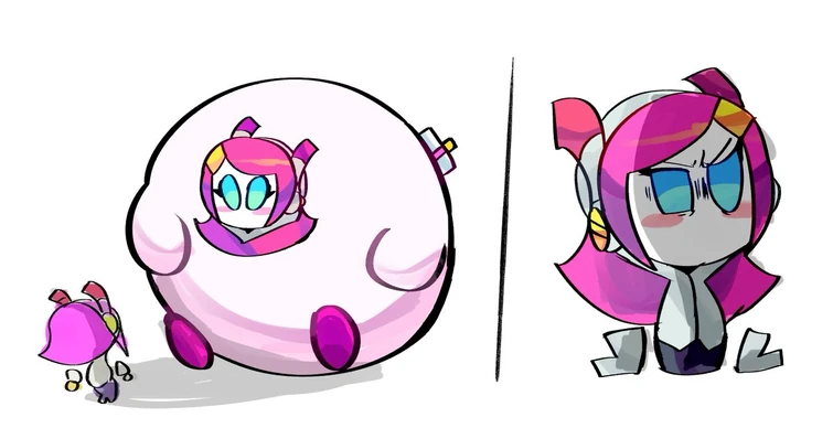 (Art by Ashlxy Wxtch on Twitter) "Kirby, what are you saying about me ...