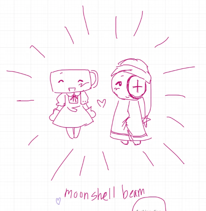 todays moonshell doodle | Fandom