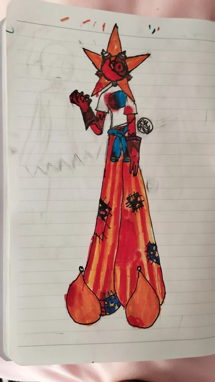 A lil drawing of BloodSolar (TW: Blood) | Fandom