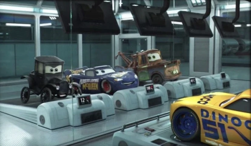 Is this an actual scene in cars 3 | Fandom