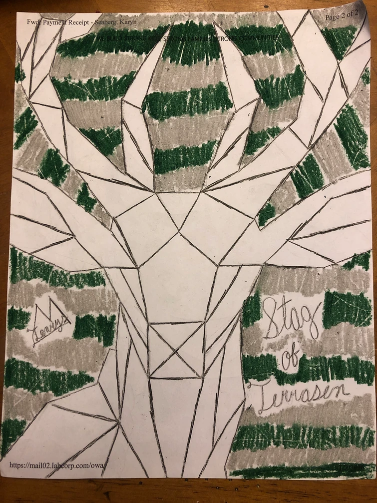 I drew the Stag of Terrasen | Fandom