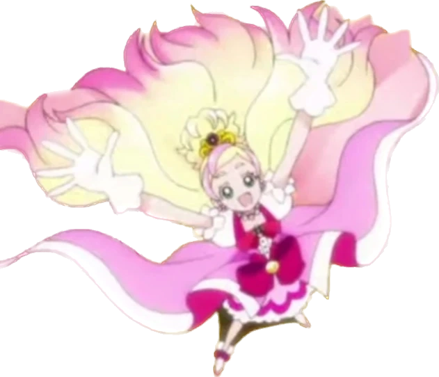 Cure flora’s 1st transformation pose in no background | Fandom