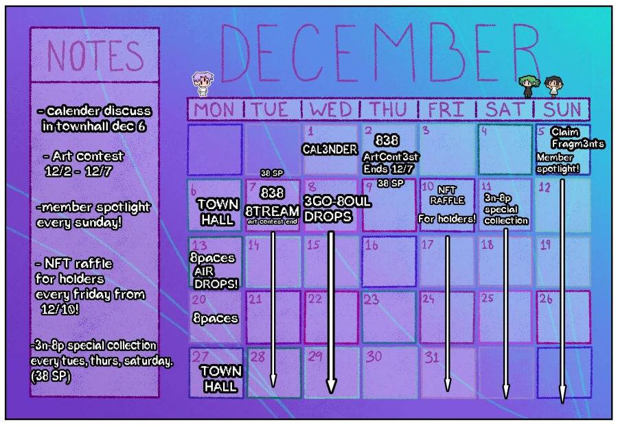 Calendars | 838 DIM3N8ION Wiki | Fandom