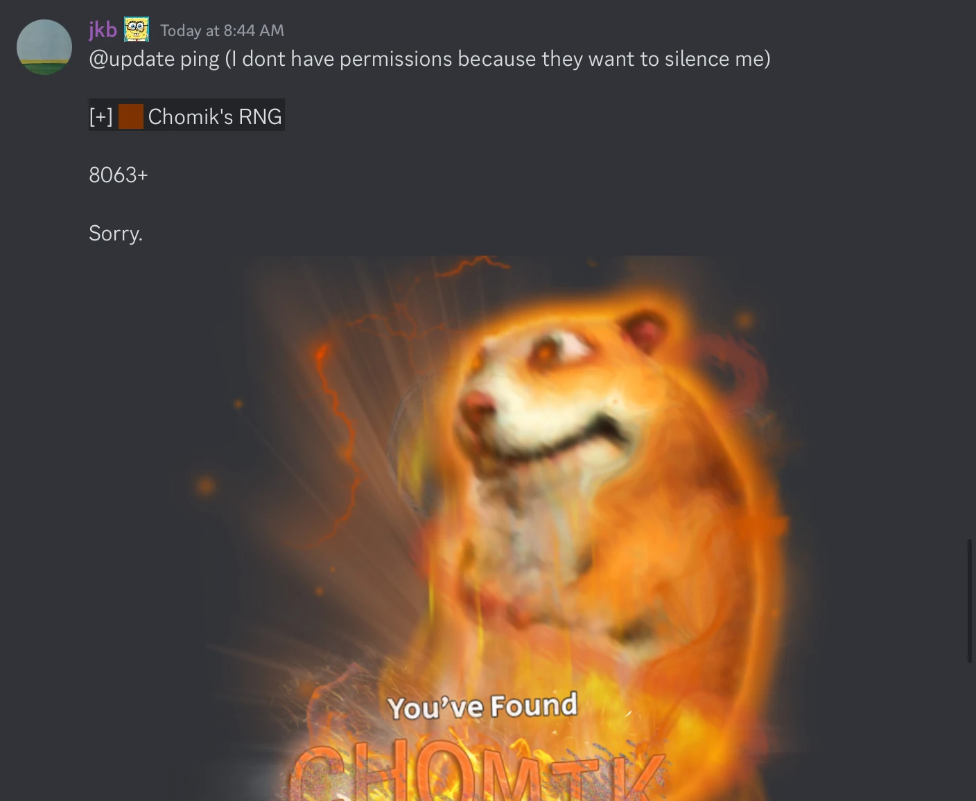 Chomik’s RNG is out ‼️ | Fandom