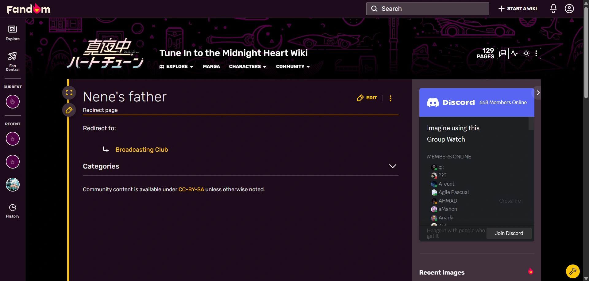 Can someone remove Nene's father page? | Fandom