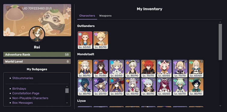 Template for User Profiles | Fandom