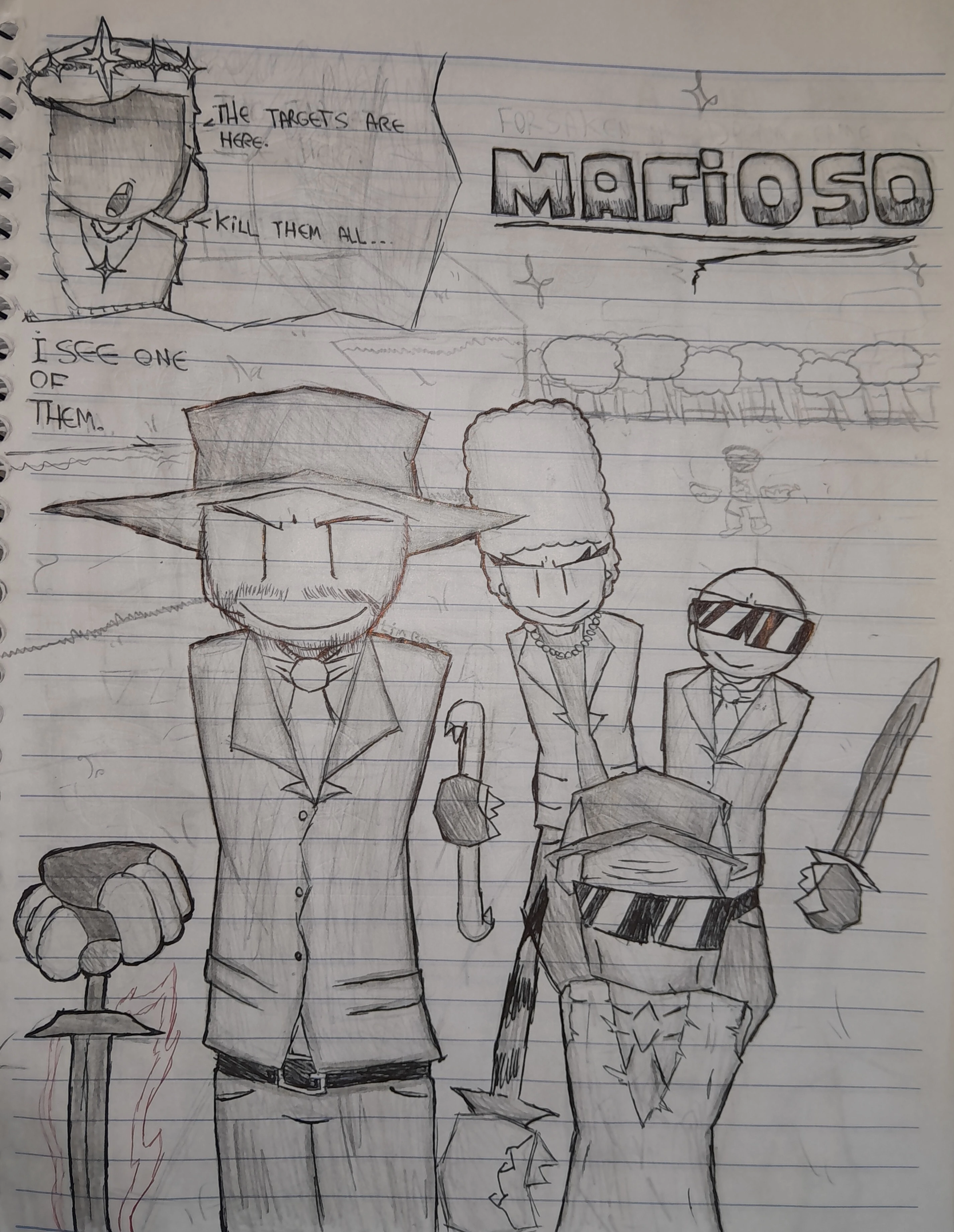 You won't live to see the next day - Mafioso and his Gang art. | Fandom