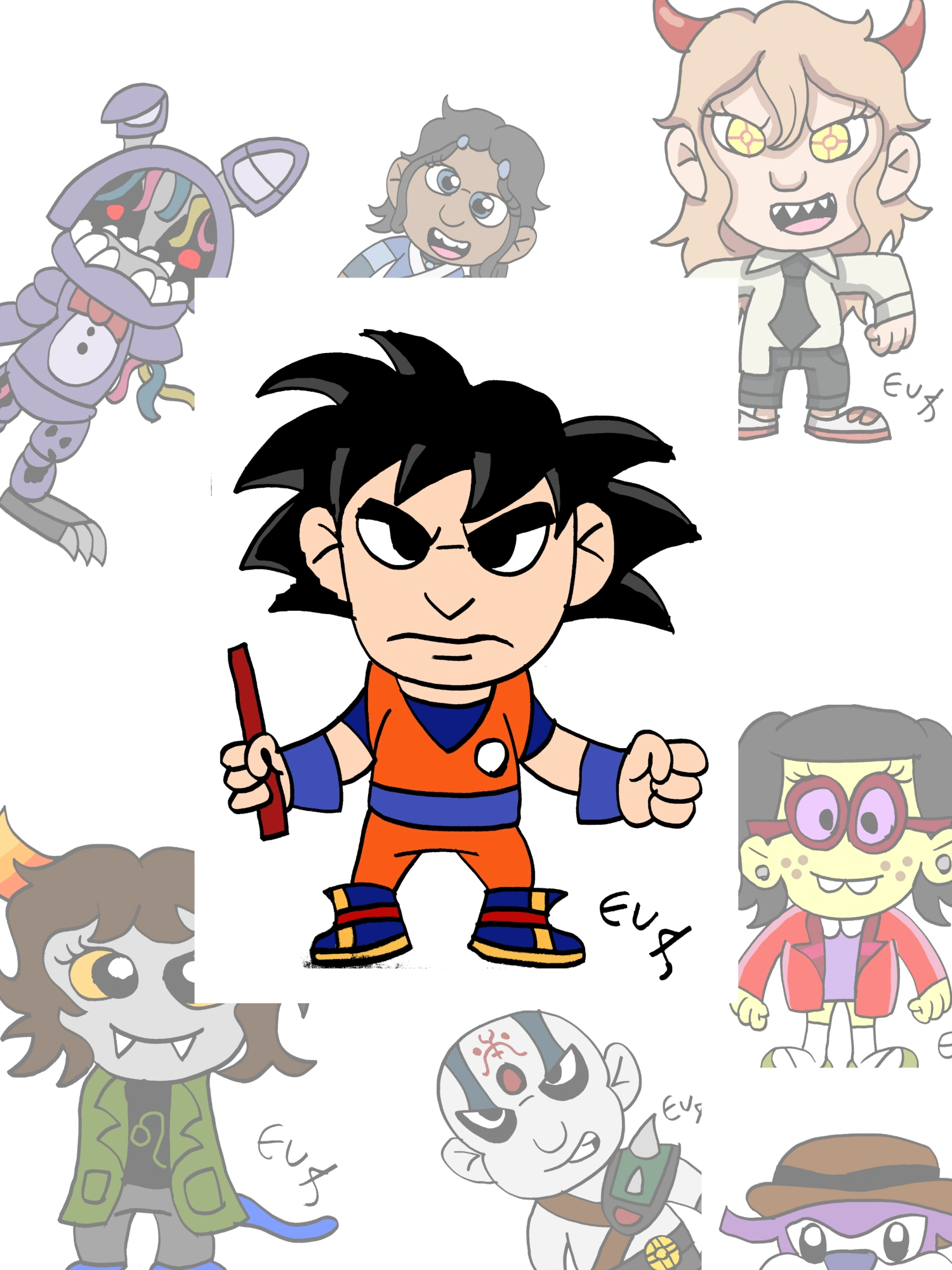 Our drawing of Goku | Fandom