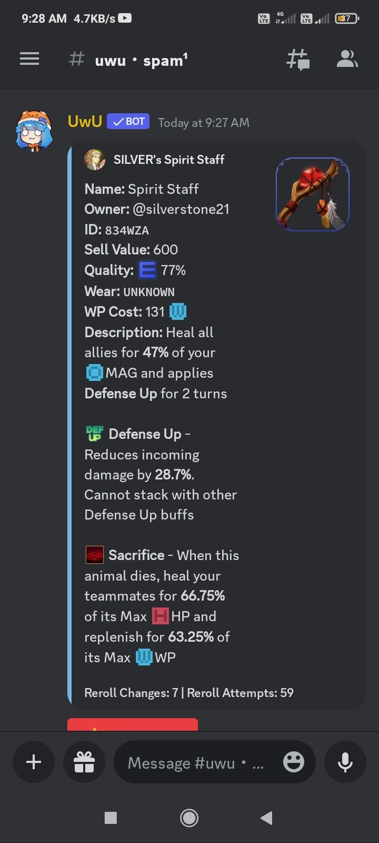 Discuss Everything About OwO Bot Wiki | Fandom