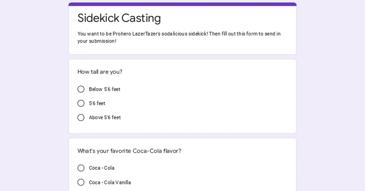 Kenji's Sidechick Application Form | Fandom