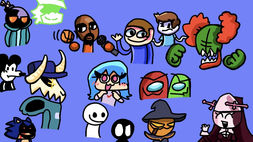 Drawing old FNF mods | Fandom