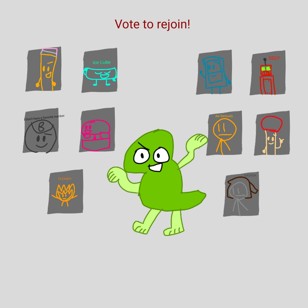My own TPOT Rejoin Voting Screen with captions! | Fandom