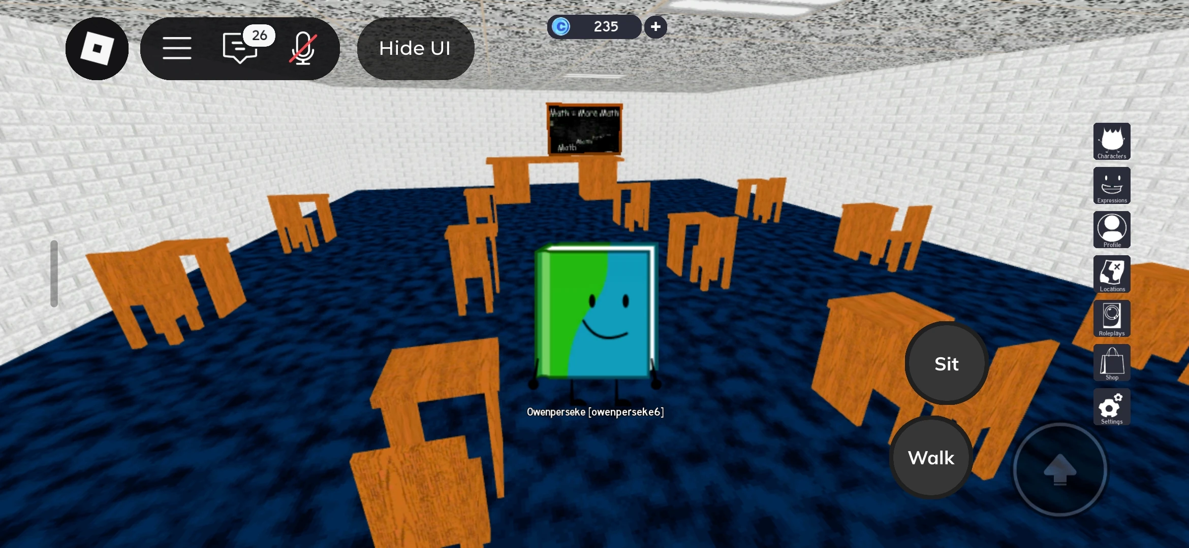 "Welcome to baldi's basic in education and learning wait im in the ...