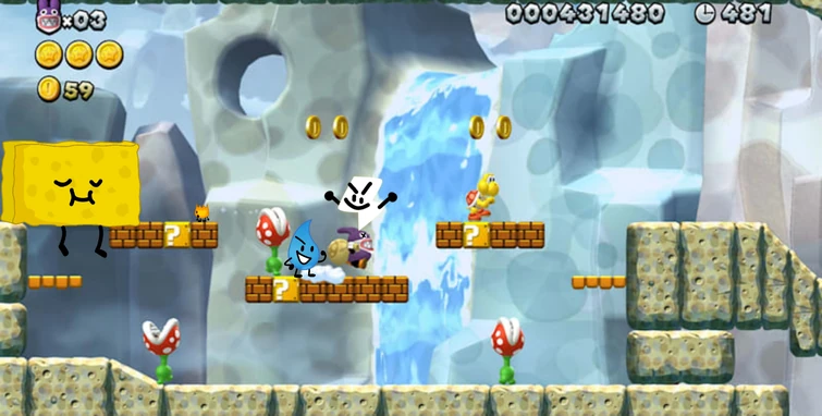 BFDI Characters in Super Mario | Fandom