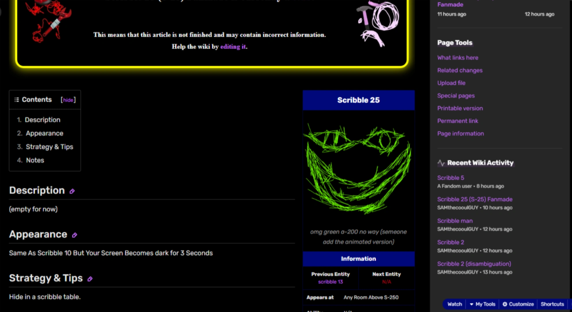 Scribble wiki S-25 | Fandom