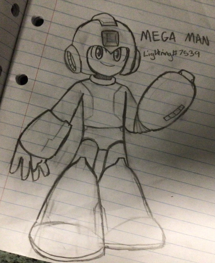Sketch of Mega Man | Fandom