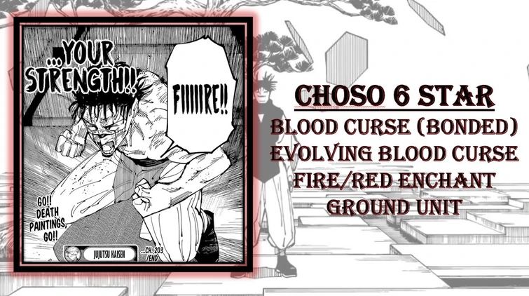 Choso 6* Unit Concept | Fandom