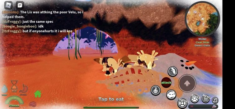 screenshot of my first time getting nested ever and being in oasis for the first time | Fandom