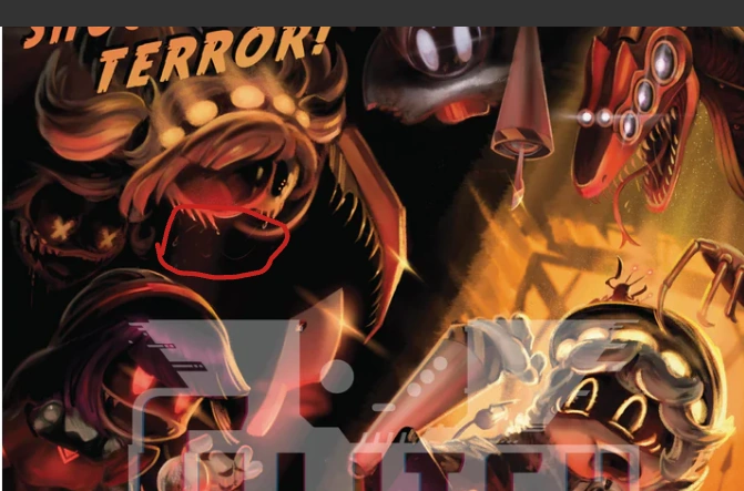 most everyone has seen the face in the "it came from copper-9" poster ...