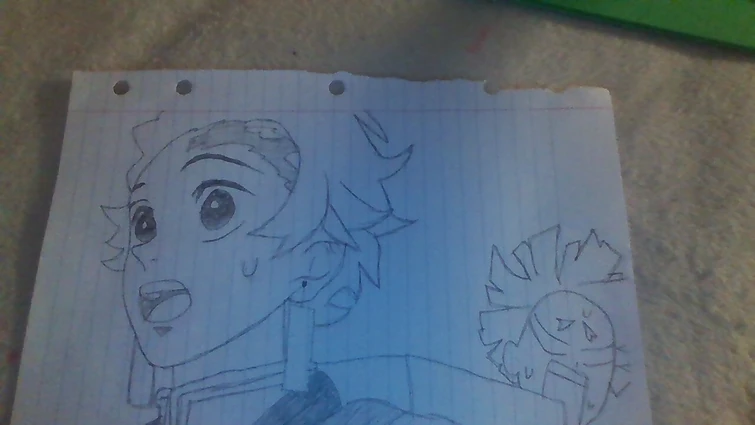 more tanjiro drawings- | Fandom