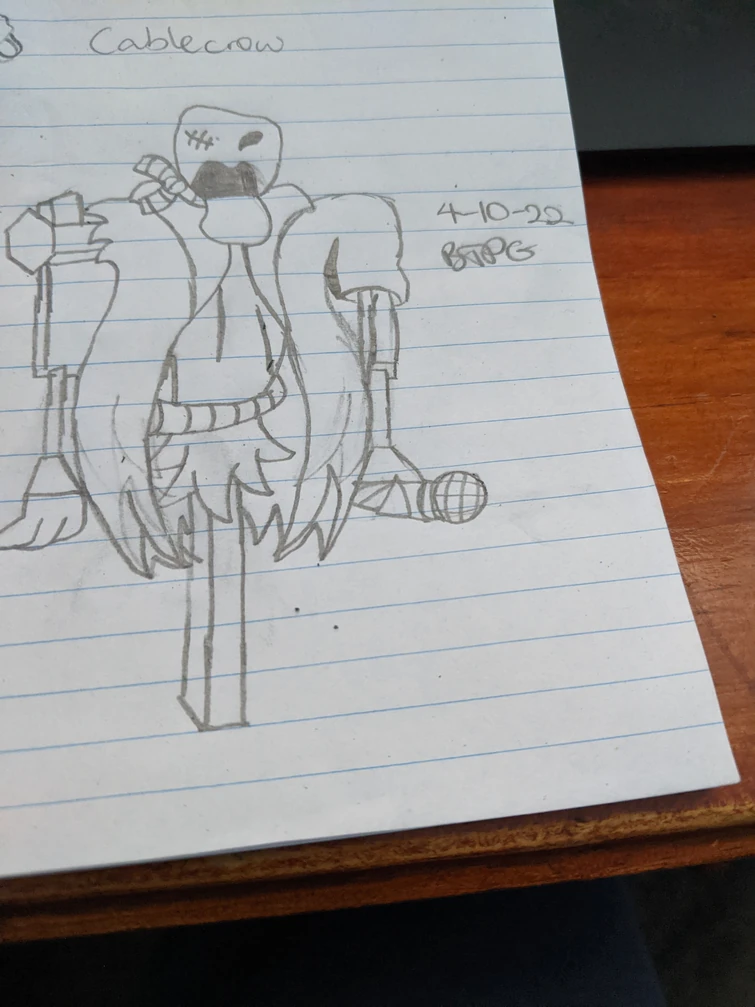 Cablecrow drawing for Spooky Month | Fandom