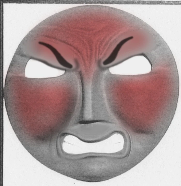 Fanmade Facemasks: Gordon's Snarling Face | Fandom