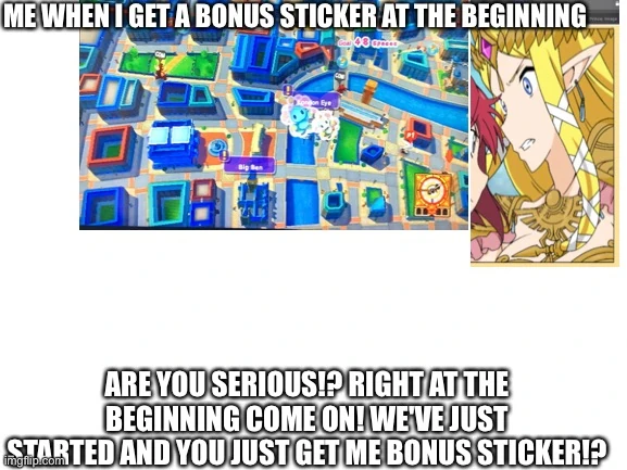 Me When I Get A Bonus Sticker At The Beginning | Fandom