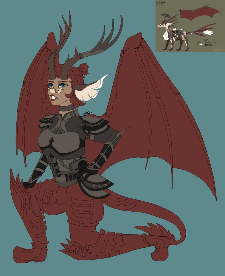 Random Wip of drawing my Kiridian Oc Endri as a human | Fandom