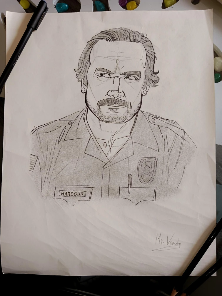 Jim Hopper made by me... Plz Rate out of 10 😊😊 | Fandom