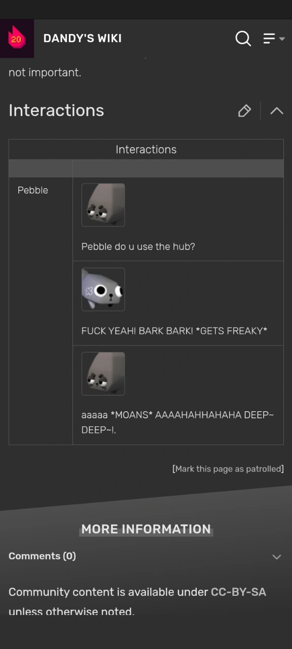 Guys if you keep doing these shits i will protect the page. | Fandom