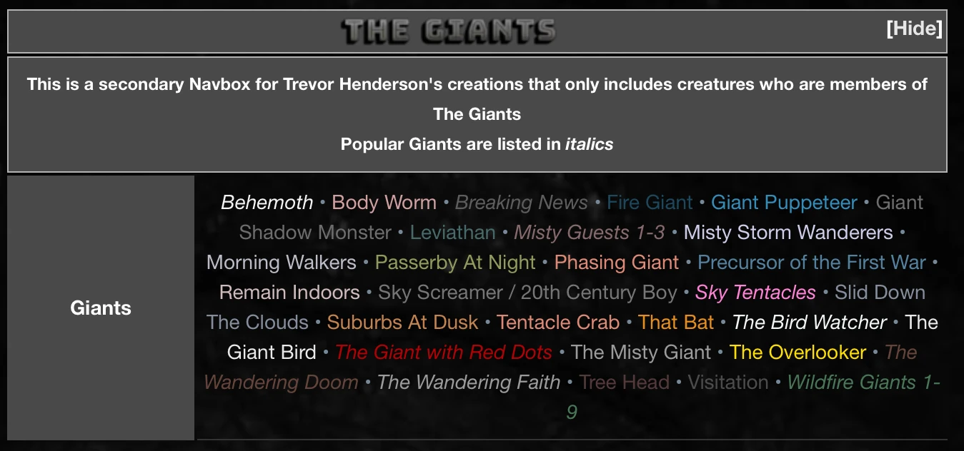 Here’s the new Giants Navbox | Fandom