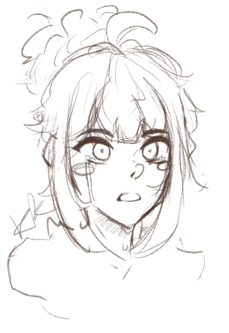 Daily sketch 1/31 - Uraraka | Fandom