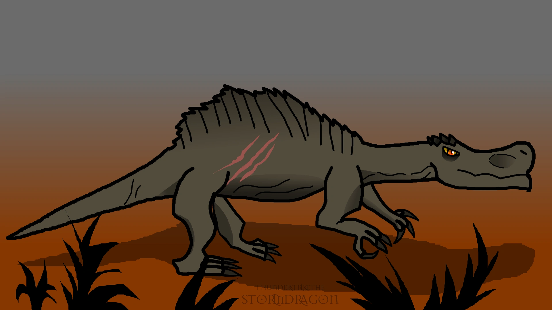Spinosaurus And Scorpius Rex Art | Fandom