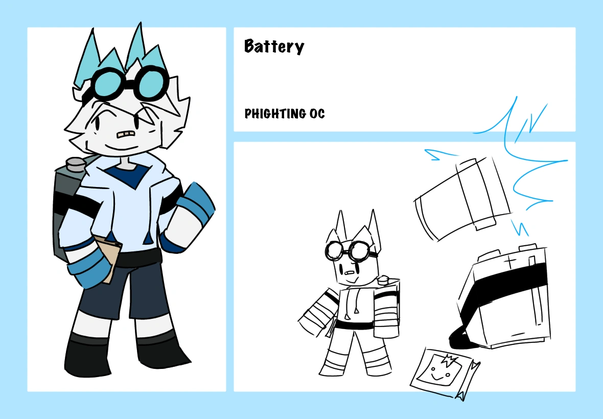 Phighting! OC: Battery | Fandom