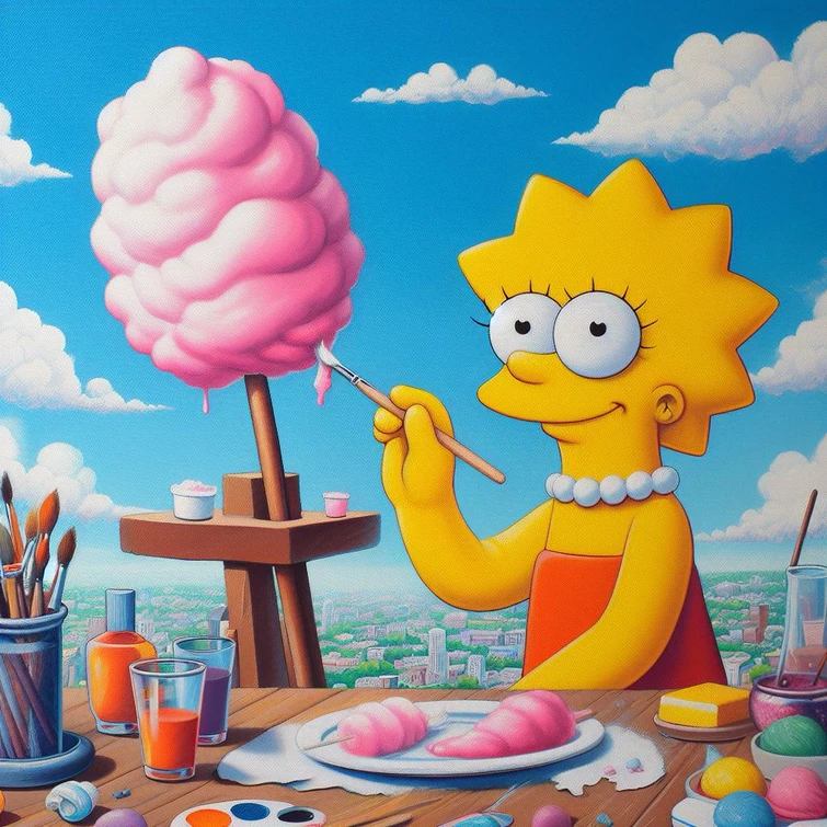 Some More AI Art of Lisa and Cotton Candy | Fandom