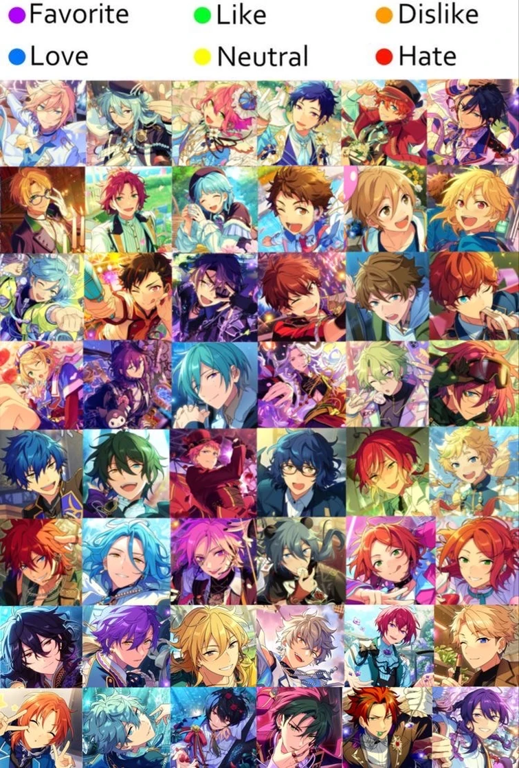 Does anyone have one of these but for enstars characters | Fandom