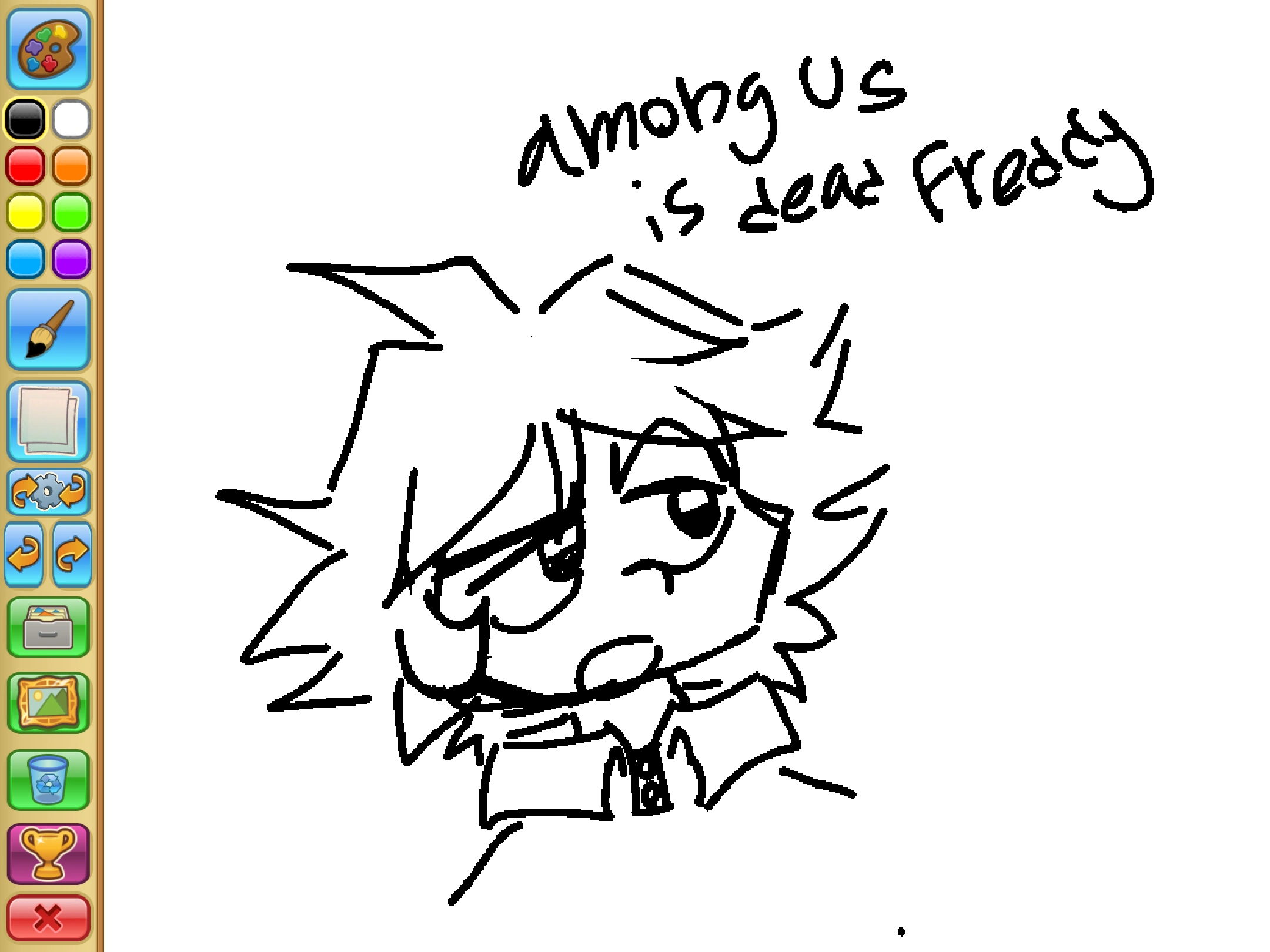 The fsct that this is the best drawing ive made of gregory is upsetting ...