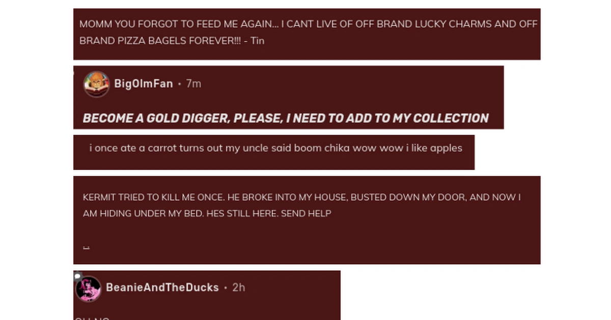 Add to fandom out of context (google doc) | Fandom