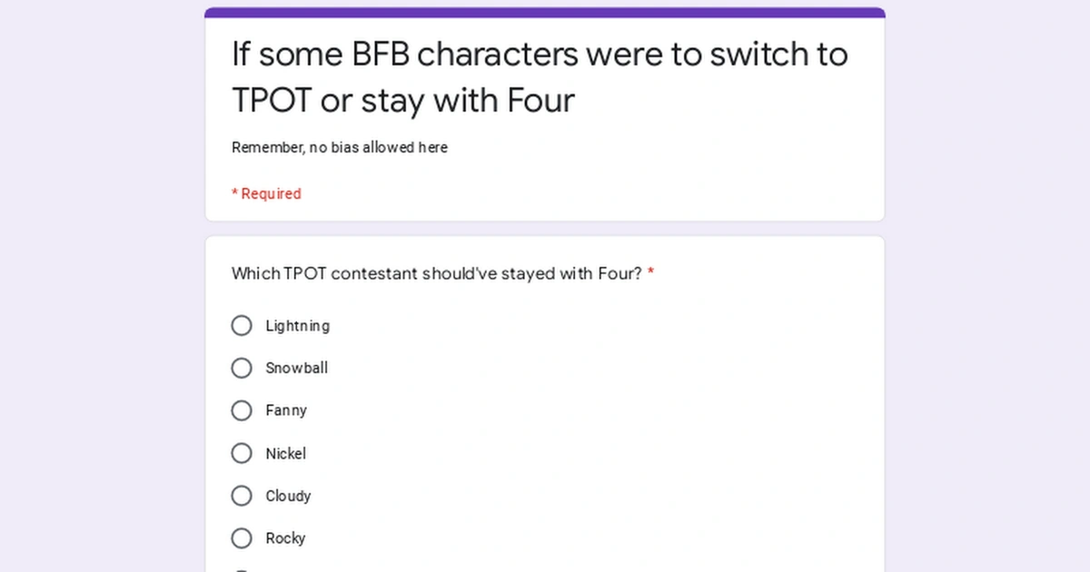 Who should've stayed with Four, and who should've switched to TPOT? | Fandom