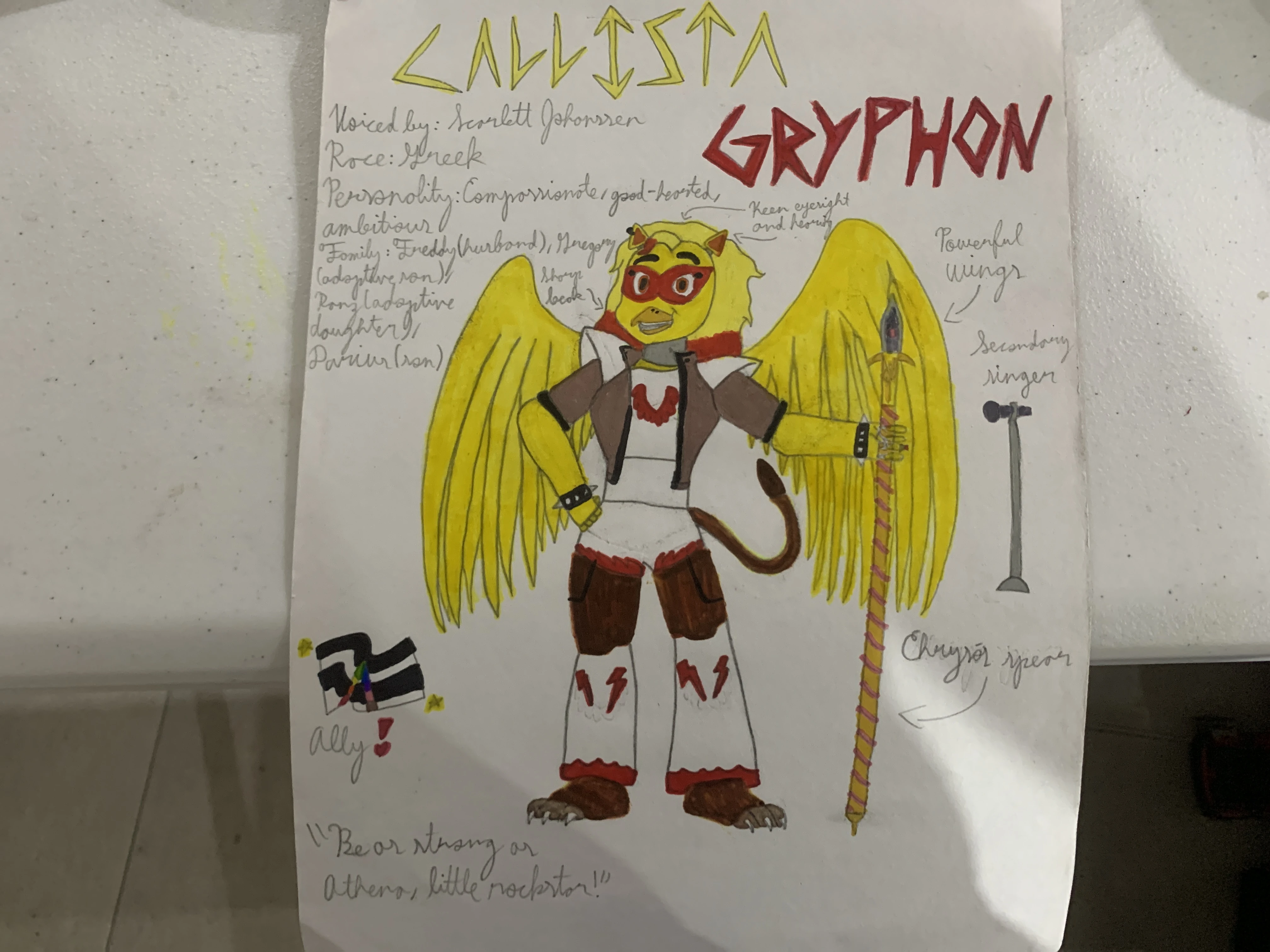 Callista Gryphon Redesign | Fandom