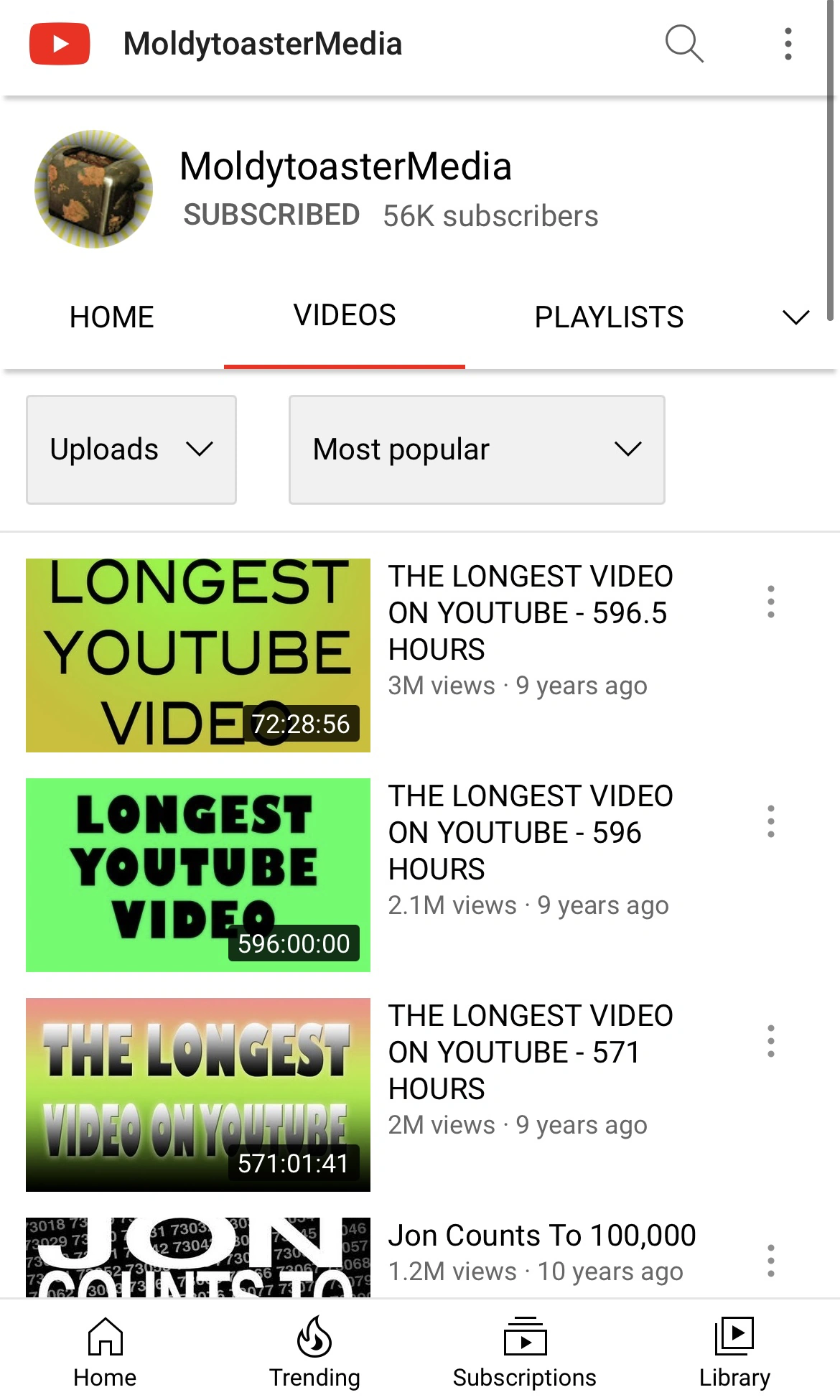 I found the world’s longest video on YouTube | Fandom