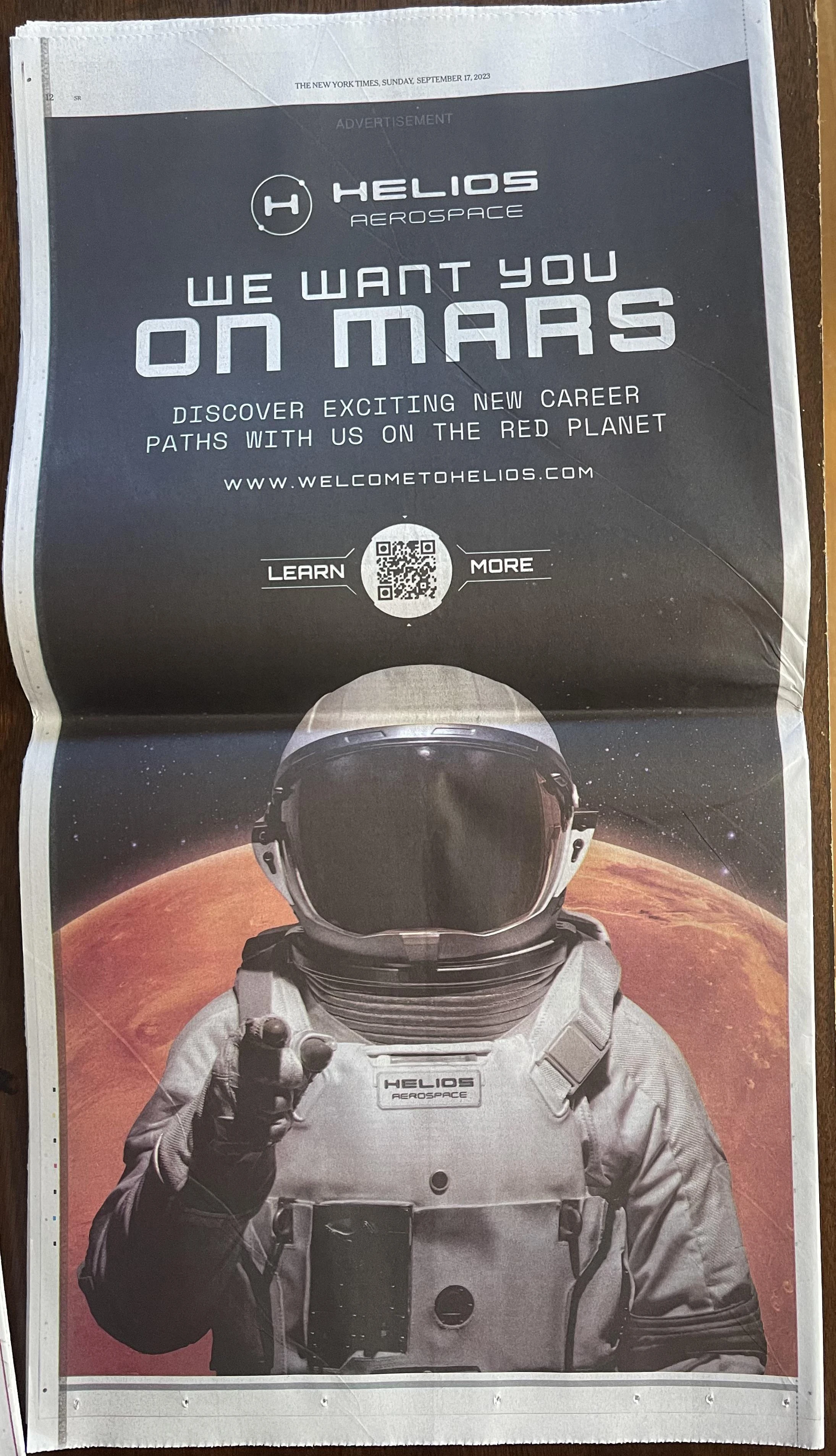 New York Times Helios advertisement | Fandom