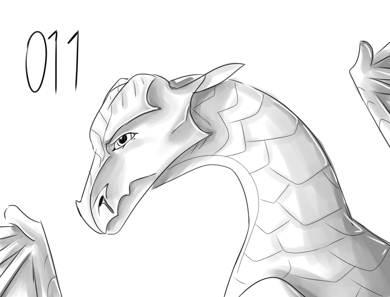 I drew El as a dragon | Fandom