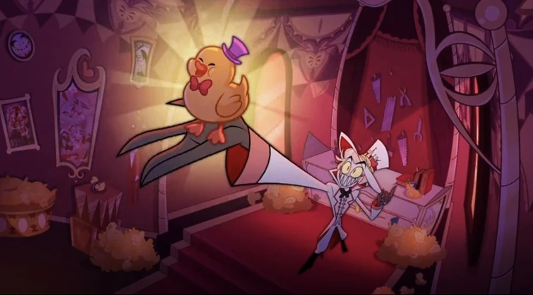I love how everyone else in hell is like murderous and mean and then ...