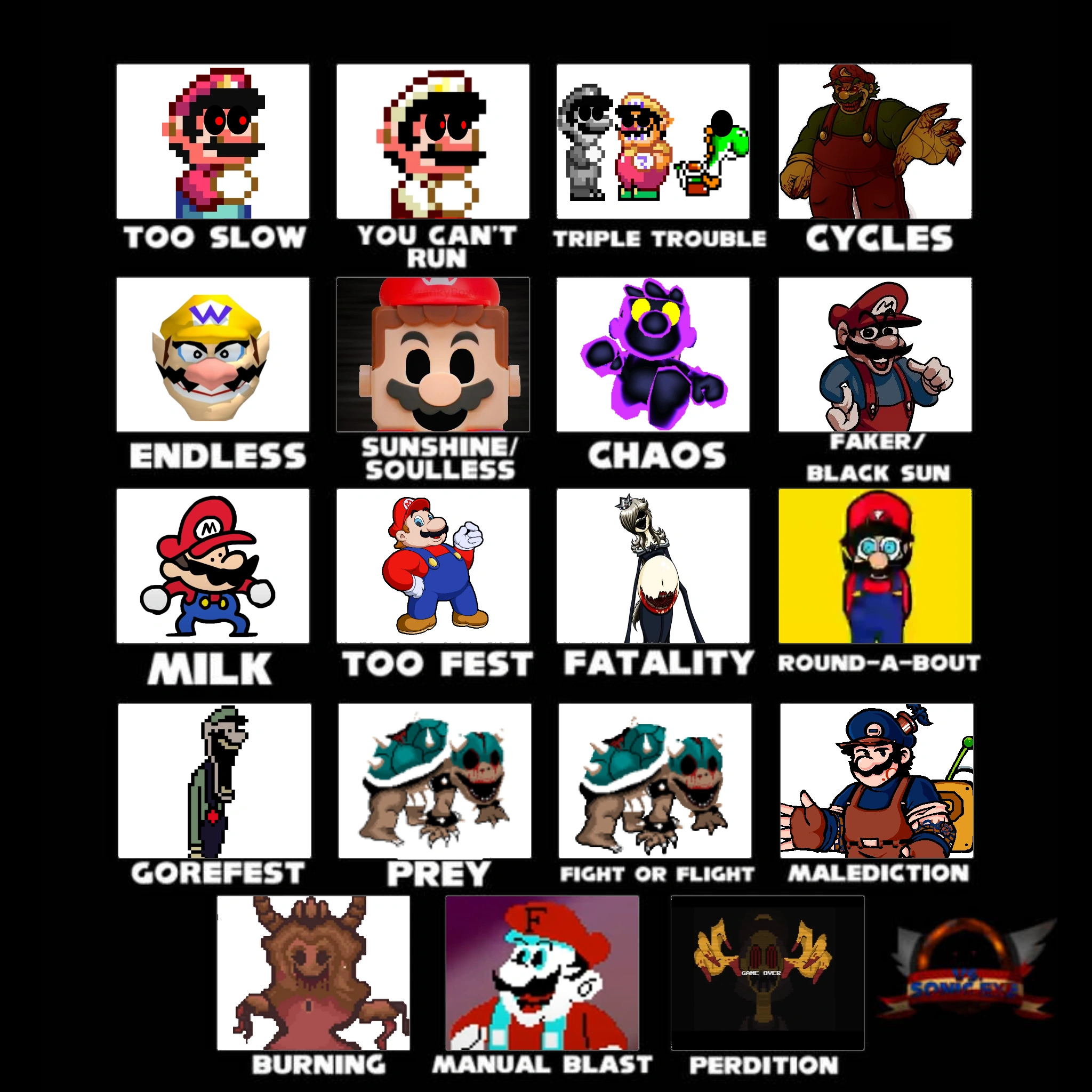 Vs Sonic.EXE - Mario Mix | Fandom