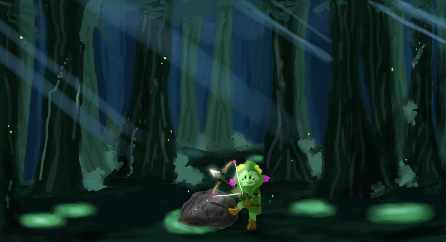 Just Quinn practicing her aim in a quiet forest. | Fandom