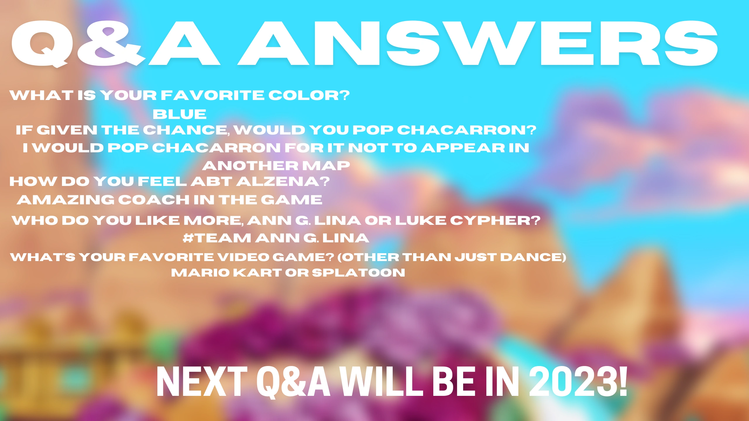 Q&A Answers | Fandom