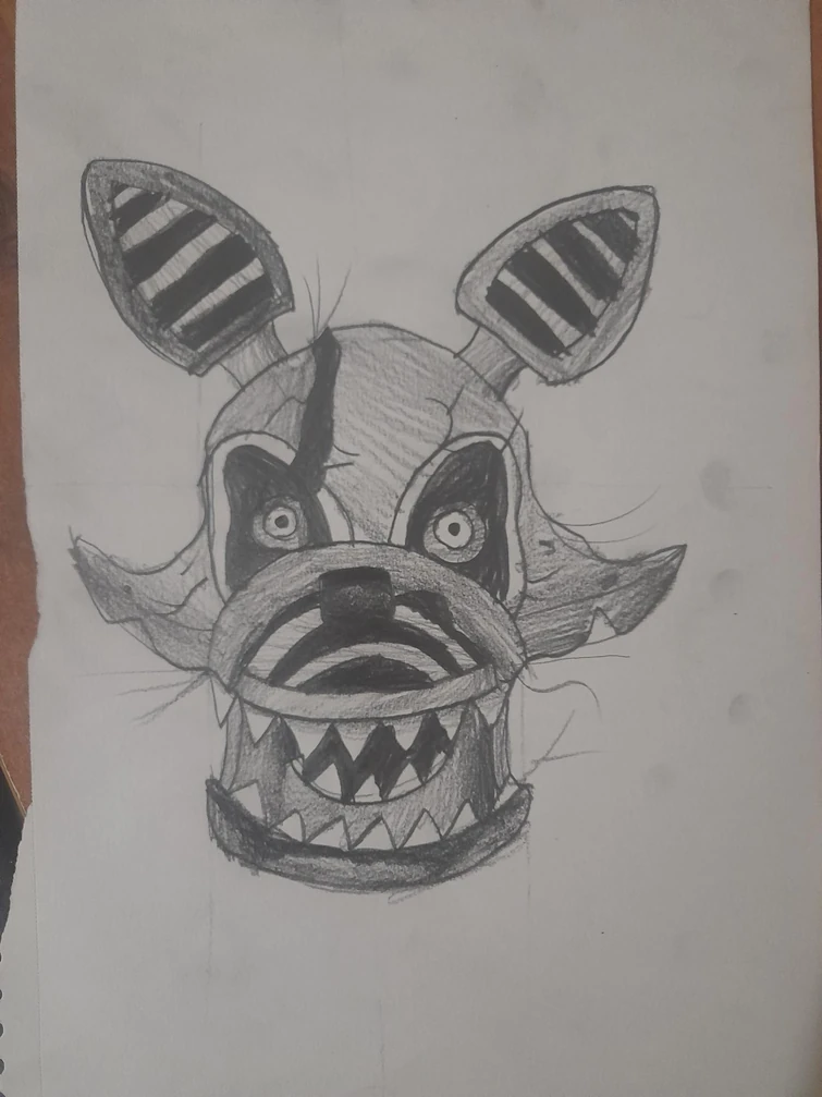 Our sketch of Nightmare Foxy | Fandom