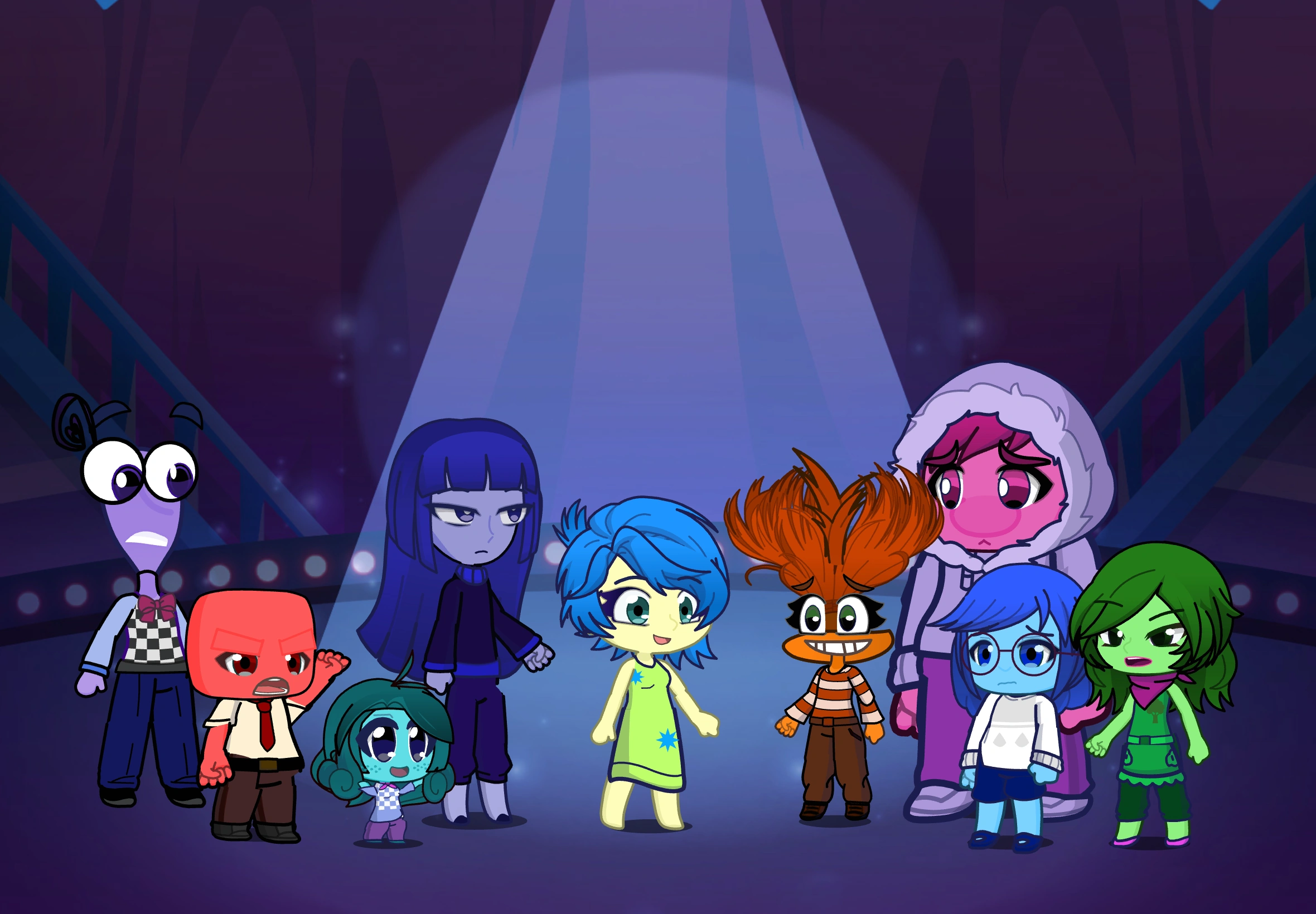 I made the whole group of new and old emotions in Gacha Life 2 | Fandom